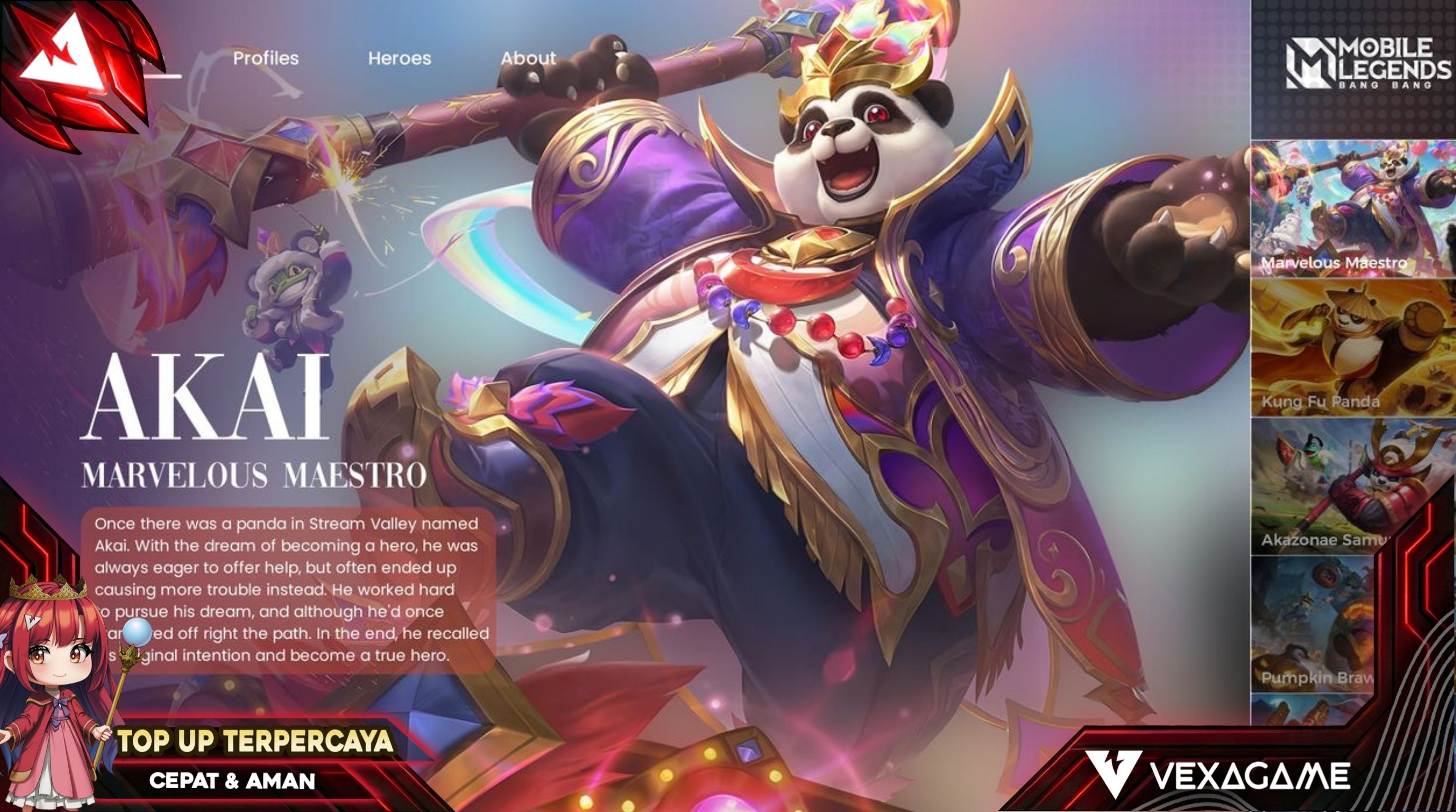Build Akai MLBB Tersakit 2026: Combo, Emblem & Counter - VexaGame