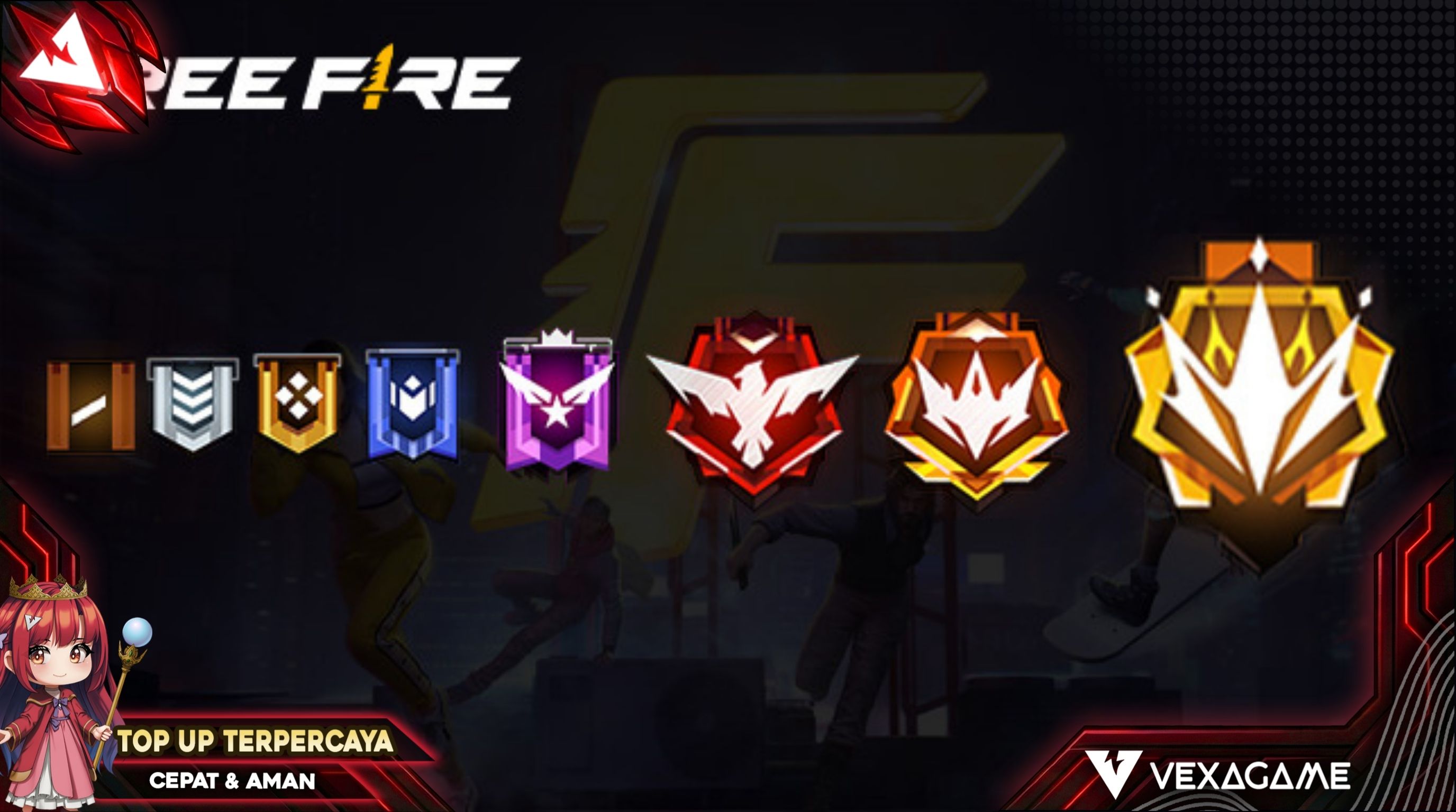 Rank FF Apa Saja? Dari Pemula Sampai Top Global! - VexaGame
